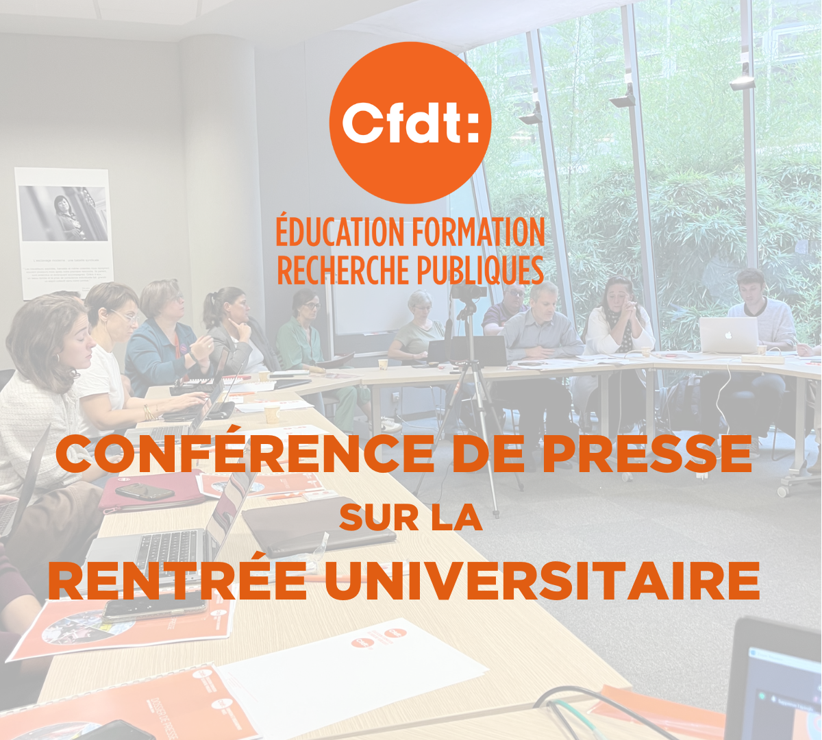 Conférence de presse de rentrée universitaire 2024 - Fédération CFDT ...