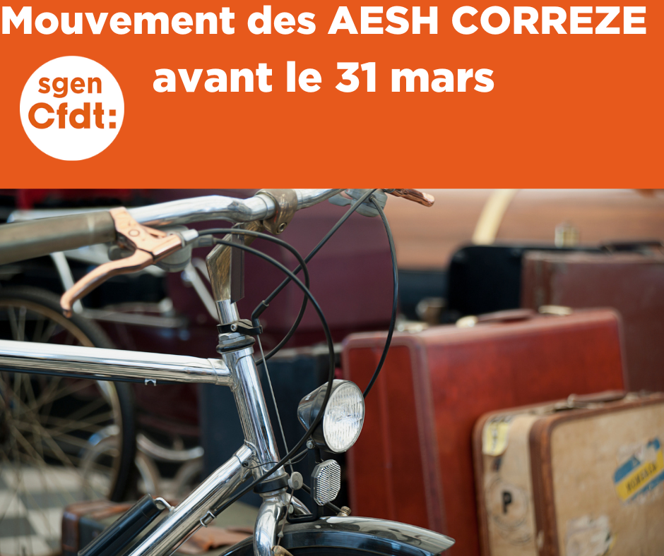 Mouvement des AESH CORREZE avant le 31 mars - SGEN-CFDT Limousin
