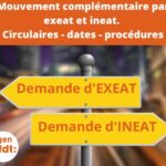 [1D] Changer de département RS 2025 : mouvement complémentaire INEAT ...
