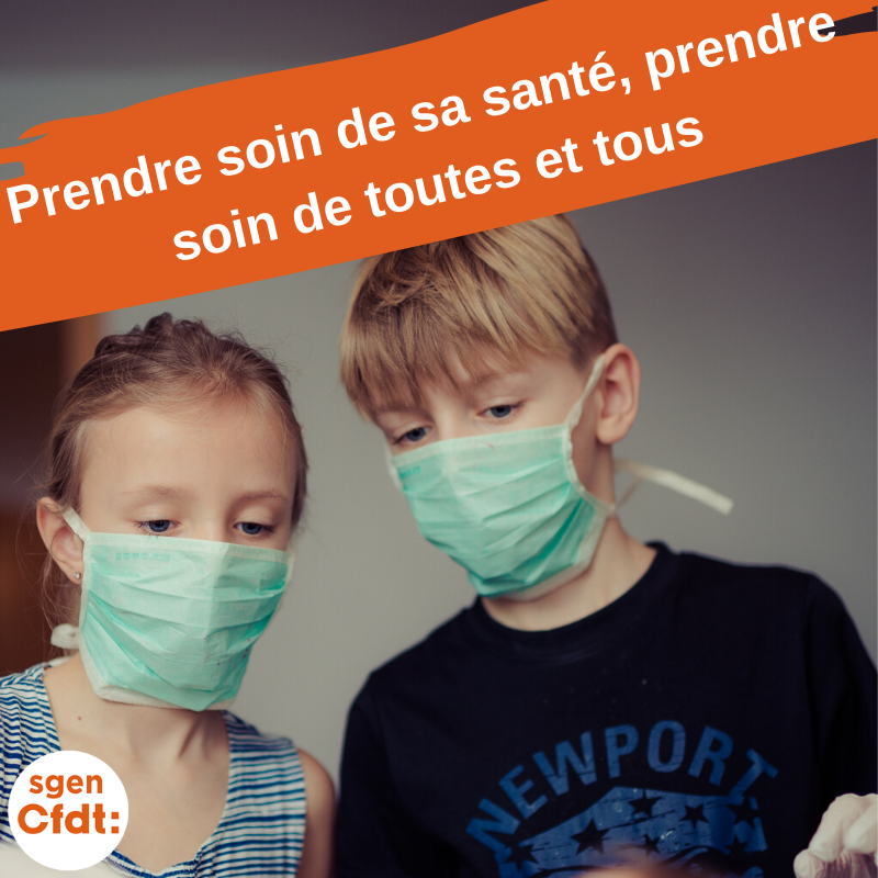 Prendre soin de sa santé, prendre soin de toutes et tous - SGEN-CFDT ...