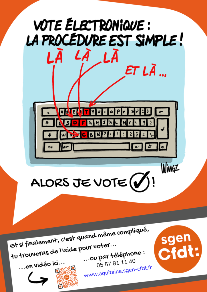 Élections professionnelles du 1er au 8 décembre