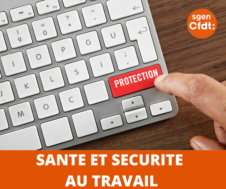 Santé et Sécurité au Travail - SGEN-CFDT Aquitaine