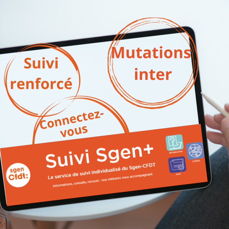 Créer sa fiche de suivi SGEN + - SGEN-CFDT Aquitaine