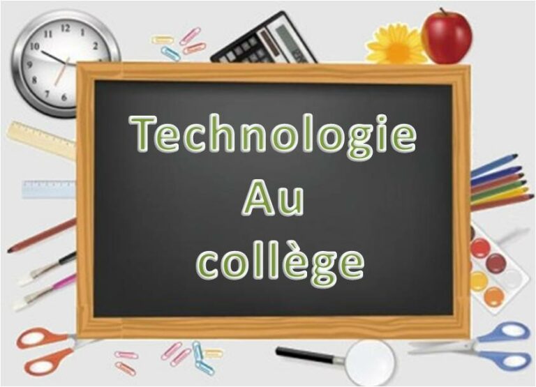 technologie-au-collège - SGEN-CFDT Picardie