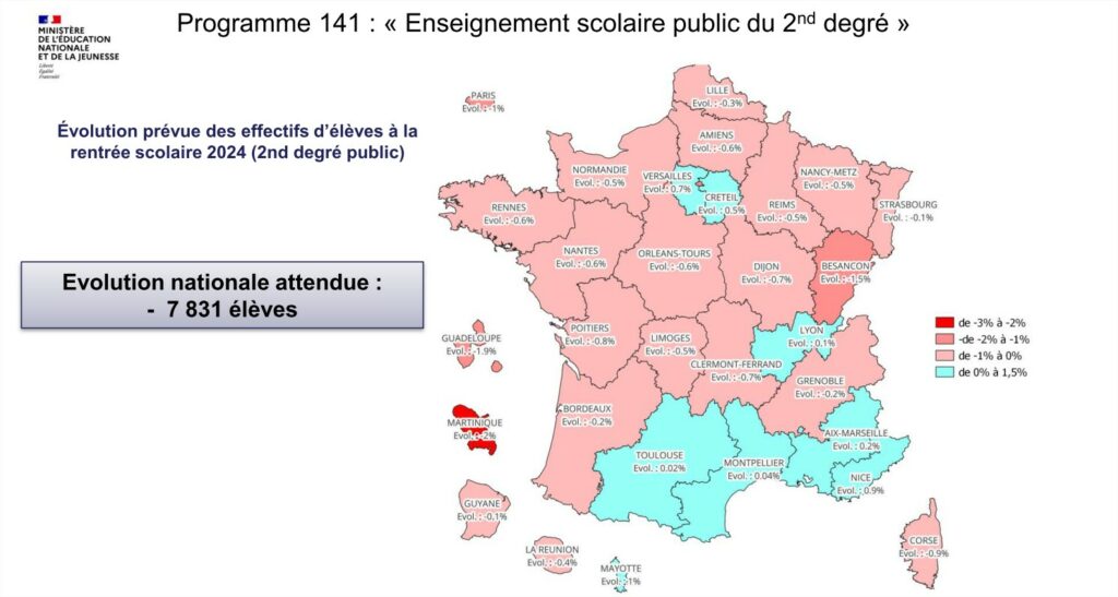 DGH - Dotation Globale Horaire dans l'académie d'Amiens - Rentrée 2024