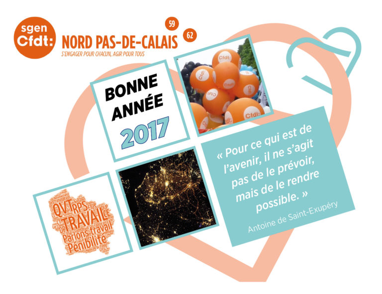 Meilleurs voeux ! - SGEN-CFDT Nord-Pas-de-Calais