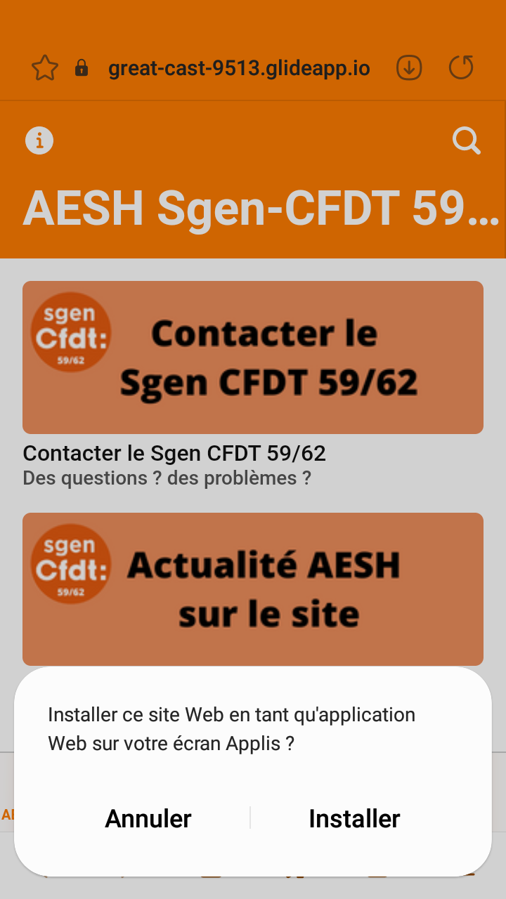 Une application pour les AESH de Lille - SGEN-CFDT Nord-Pas-de-Calais