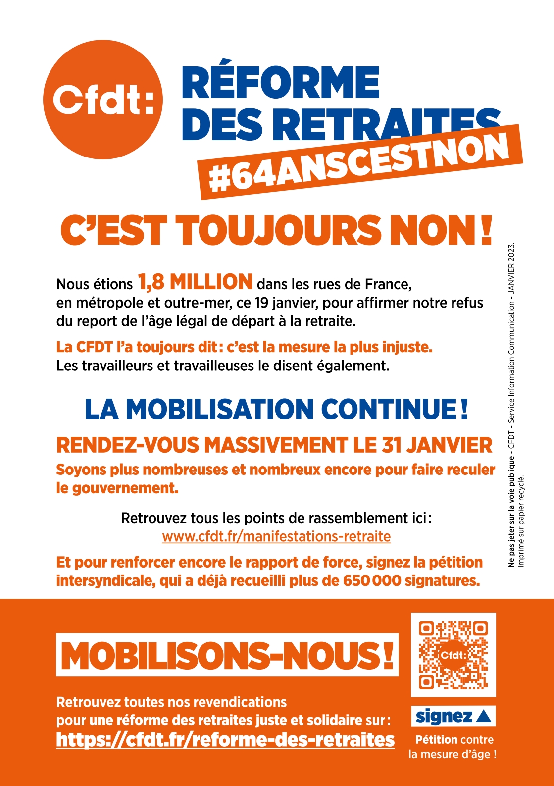 tract 31 janvier - SGEN-CFDT Nord-Pas-de-Calais