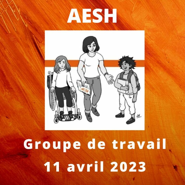 Préparation du groupe de travail AESH - SGEN-CFDT Nord-Pas-de-Calais