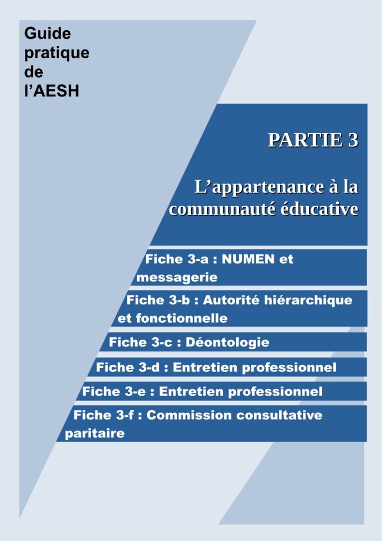 Guide AESH 2023 de l'académie de Lille - SGEN-CFDT Éducation Formation Recherche Publiques Nord ...