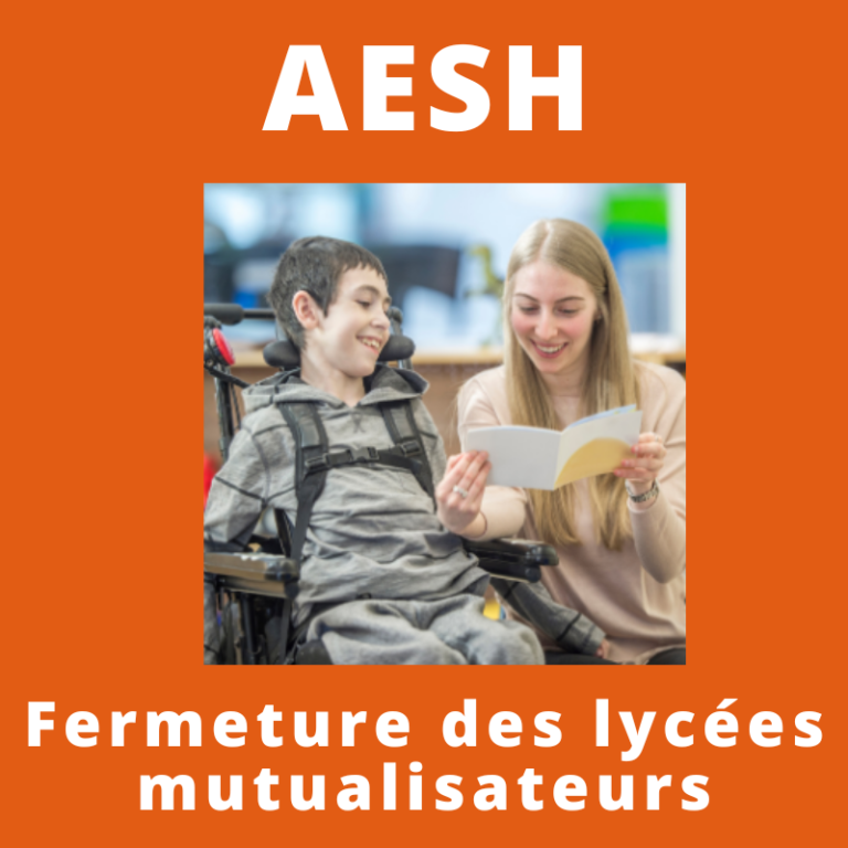AESH de Lille, fermeture des lycées mutualisateurs - SGEN-CFDT Éducation Formation Recherche ...