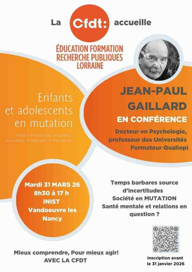 Jean Paul Gaillard 31 mars 2026 à Vandoeuvre les Nancy