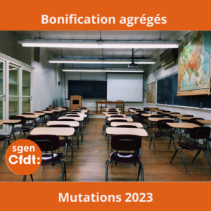 mutation 2023 agrégé - SGEN-CFDT Pays de Loire