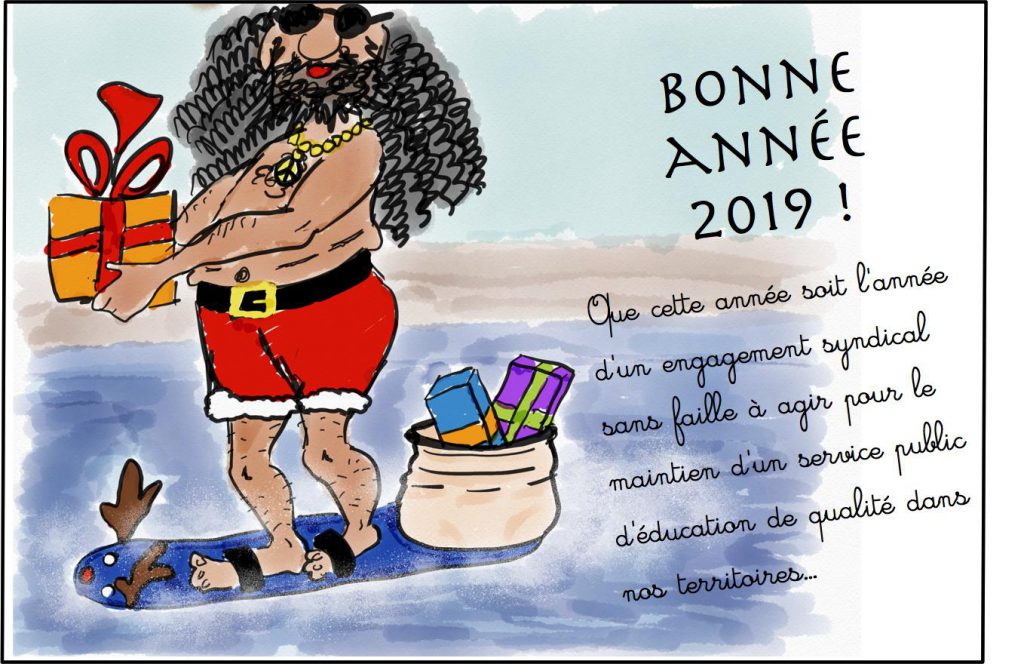 Meilleurs Voeux 2019 - SGEN-CFDT Antilles