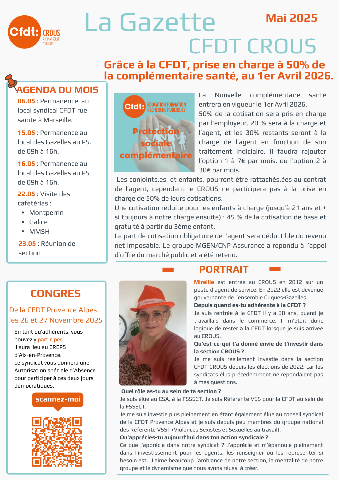 Mai 2025 - SGEN-CFDT Provence Alpes