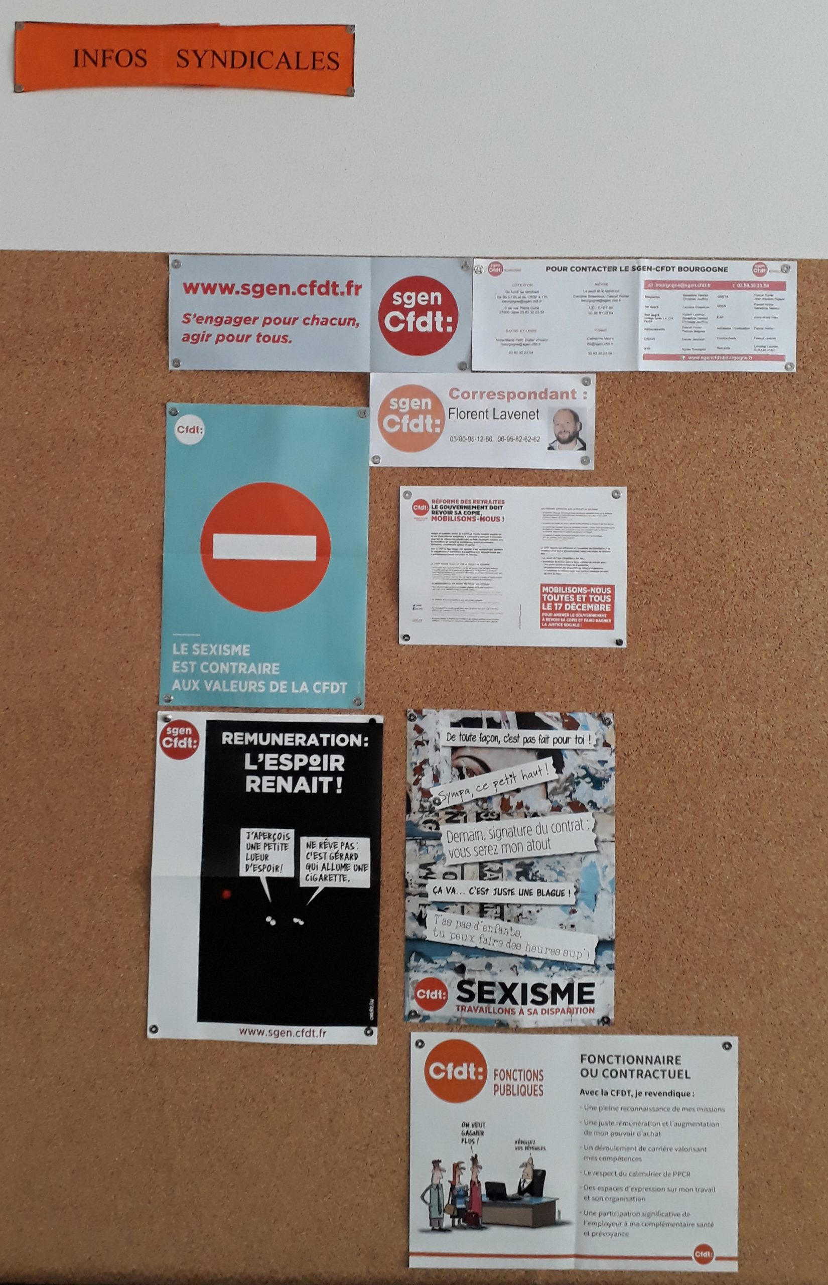 panneau syndical - SGEN-CFDT Éducation Formation Recherche Publiques ...