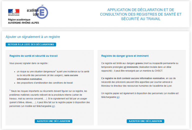 nouvelle declaration rsst - SGEN-CFDT Education Formation Recherche ...
