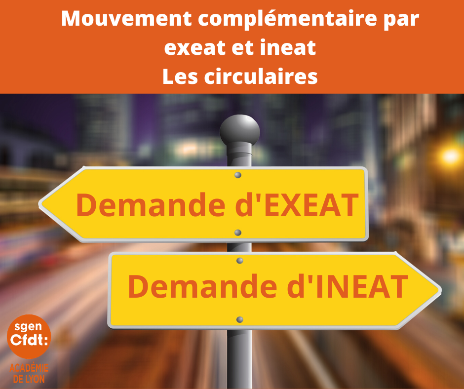 ineat exeat - SGEN-CFDT Education Formation Recherche Publiques - Ain ...