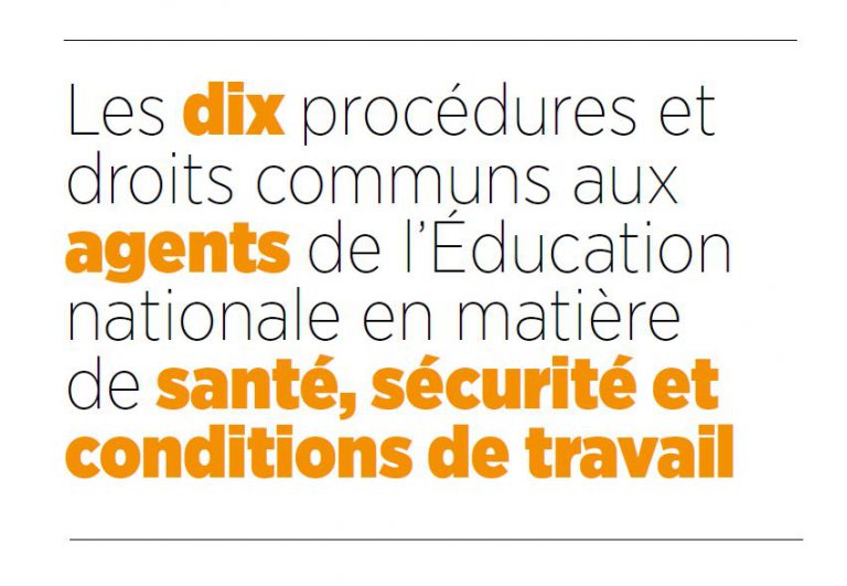 Santé, sécurité et conditions de travail - SGEN-CFDT Académie de Créteil